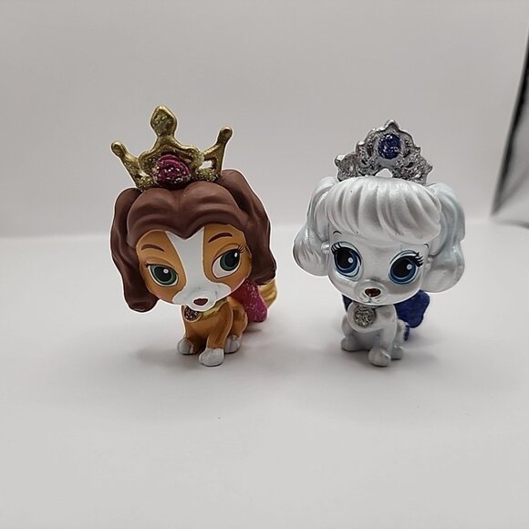 Disney | Toys | Disney Princess Palace Pets Set Of 2 Dogs Beige Silver ...